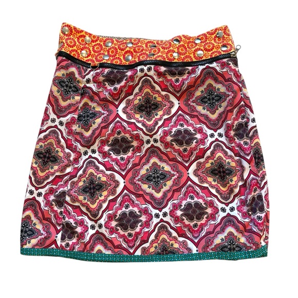 Zand Amsterdam | Skirts | Zand Amsterdam Reversible Wrap Skirt Floral ...